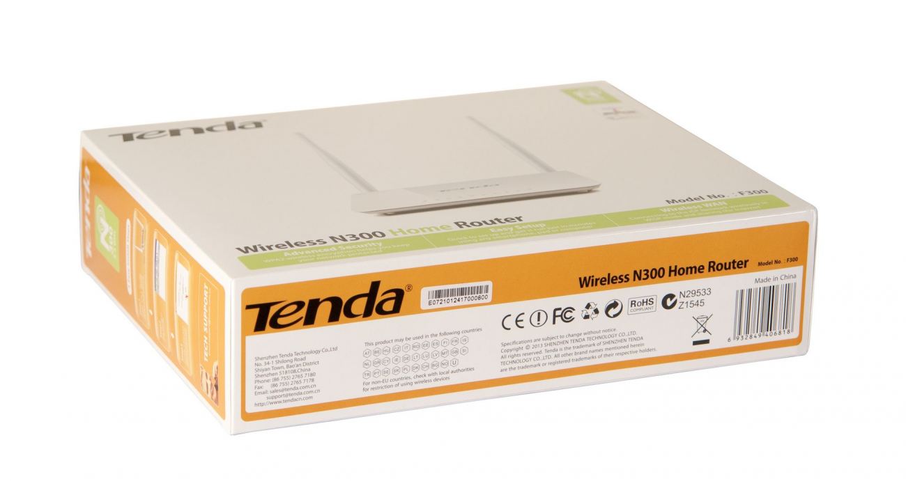 Обзор бюджетного беспроводного роутера TENDA F300